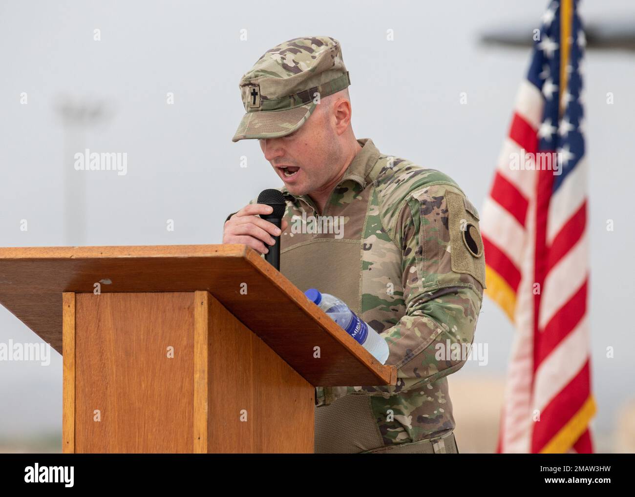 Capt. David Porter, chaplain with Task Force Red Dragon, Combined Joint ...