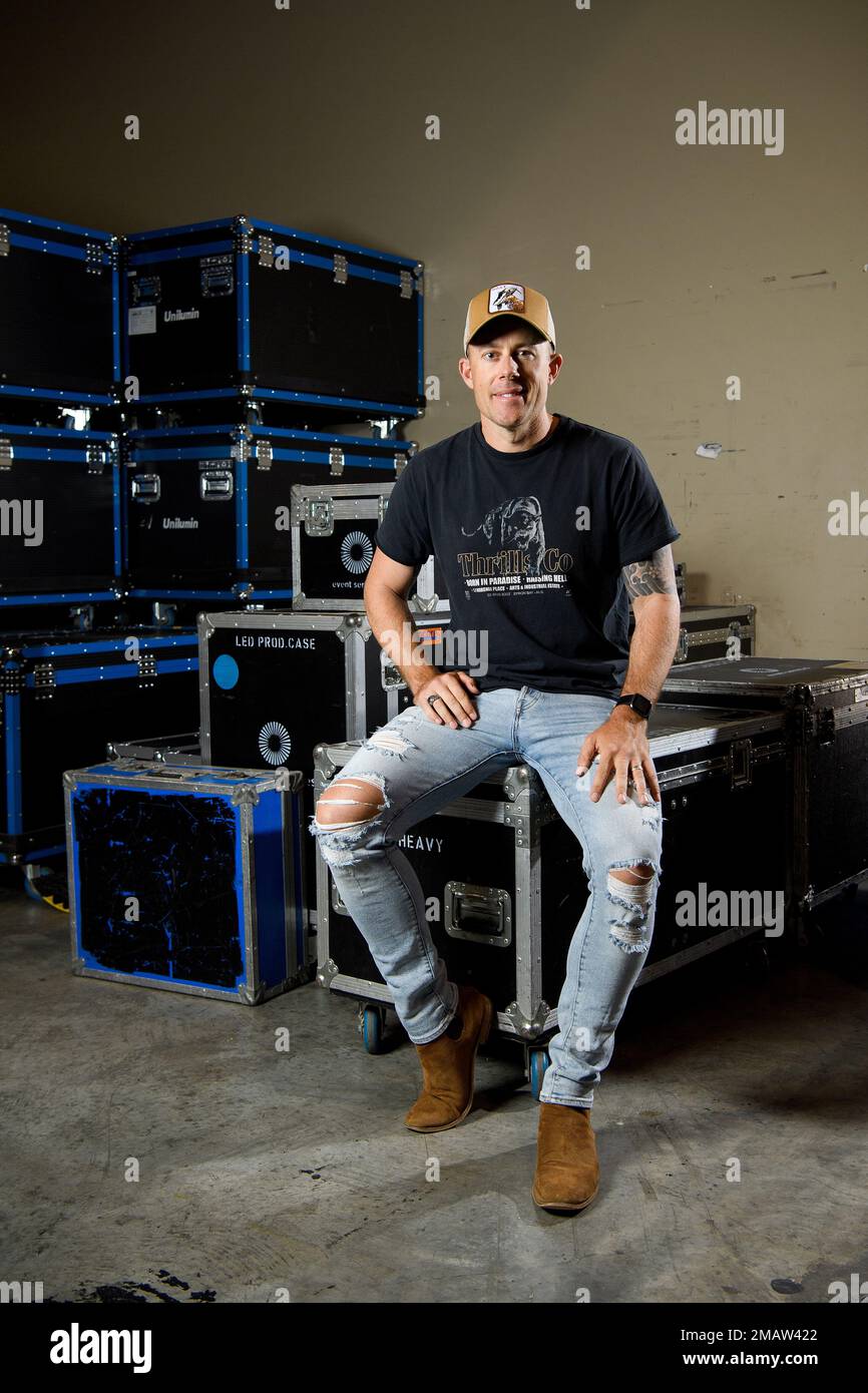 Australian country musician Casey Barnes poses for a photograph during ...