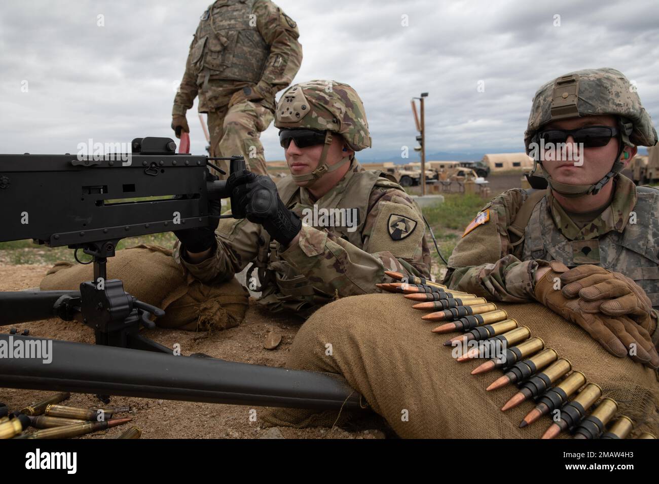 Pfc. Ryder Koon, a combat engineer from the 833rd Engineer Company ...