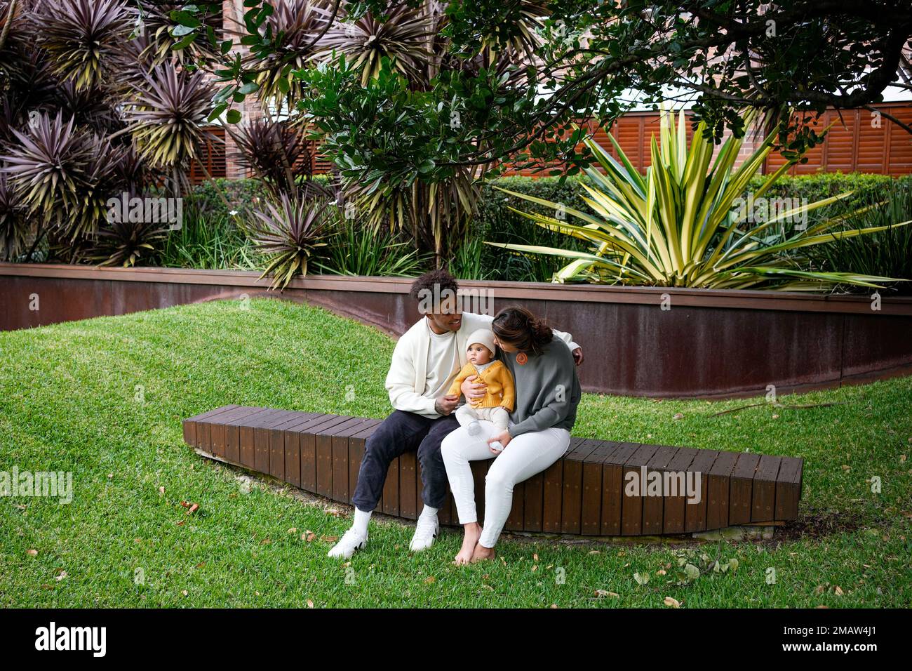 Ellia Green with his partner Vanessa Turnbull-Roberts and their ...