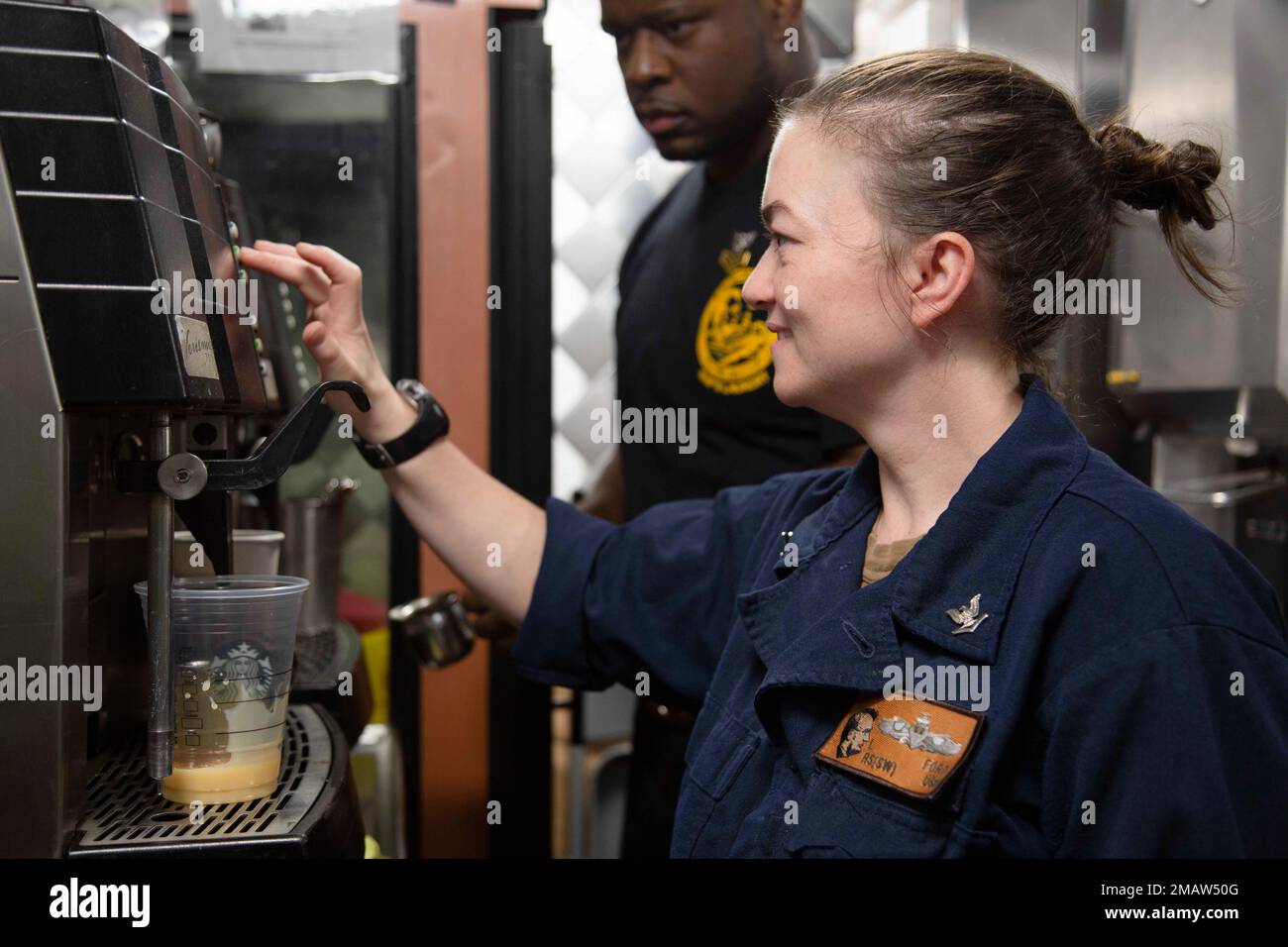 PHILIPPINE SEA (June 5, 2022) Retail Service Specialist 3rd Class Lacie ...