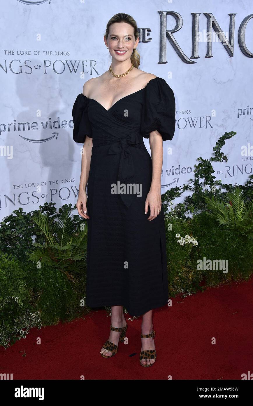 Allegra Edwards arrives at the premiere of "The Lord of the Rings: The ...