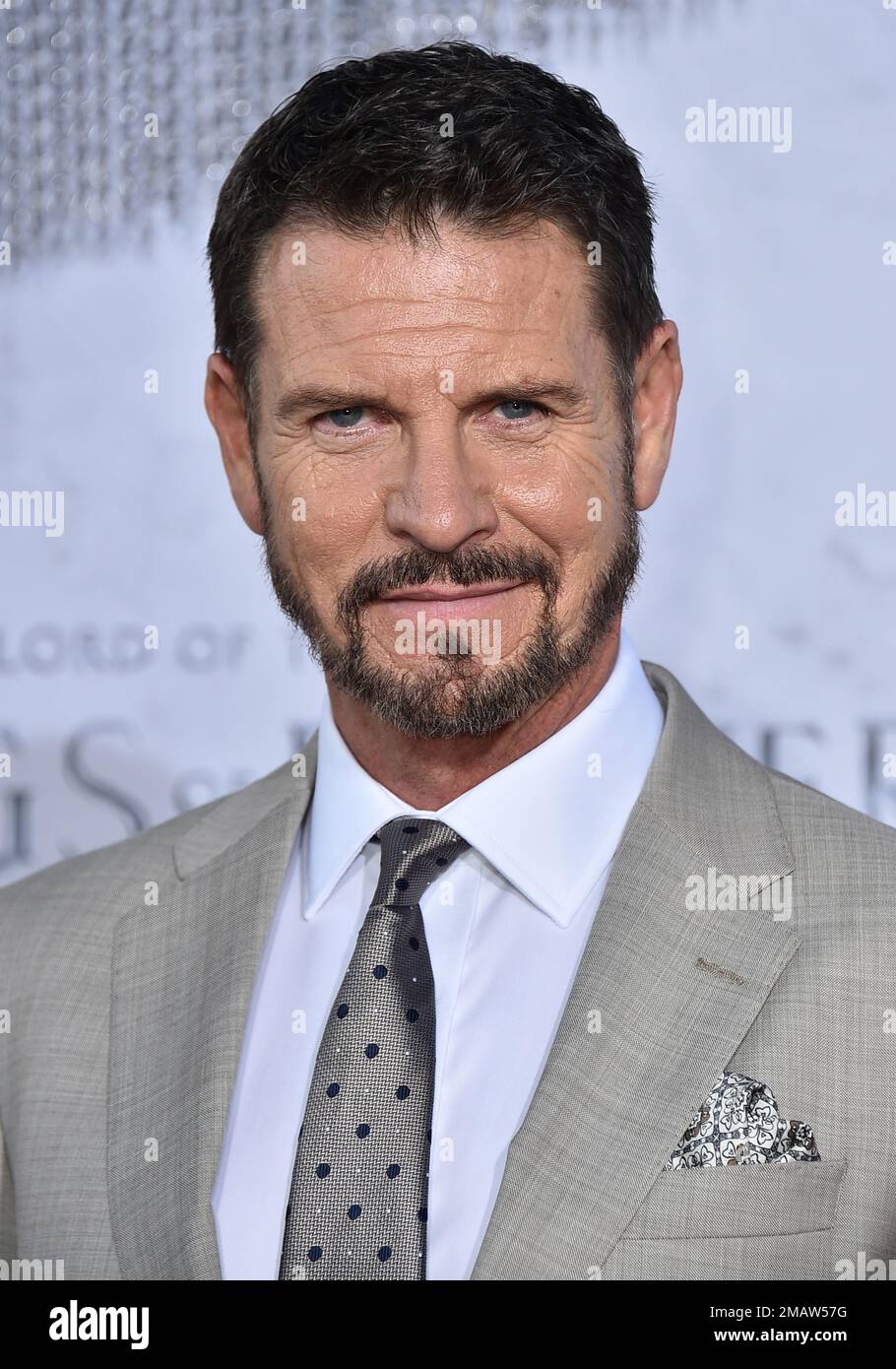 Lloyd Owen arrives at the premiere of "The Lord of the Rings: The Rings ...
