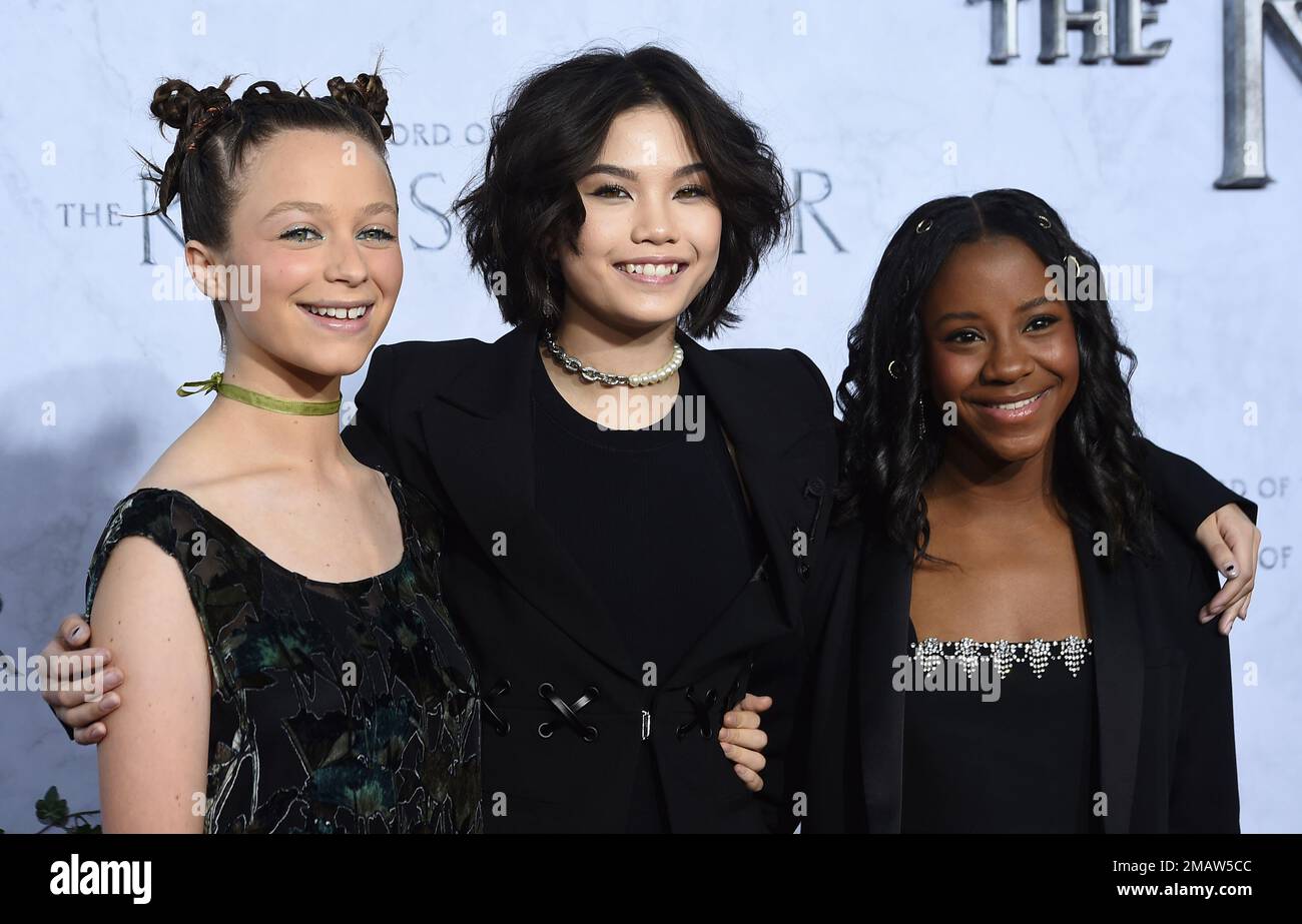Sofia Rosinsky, Riley Lai Nelet and Camryn Jones arrive at the premiere ...