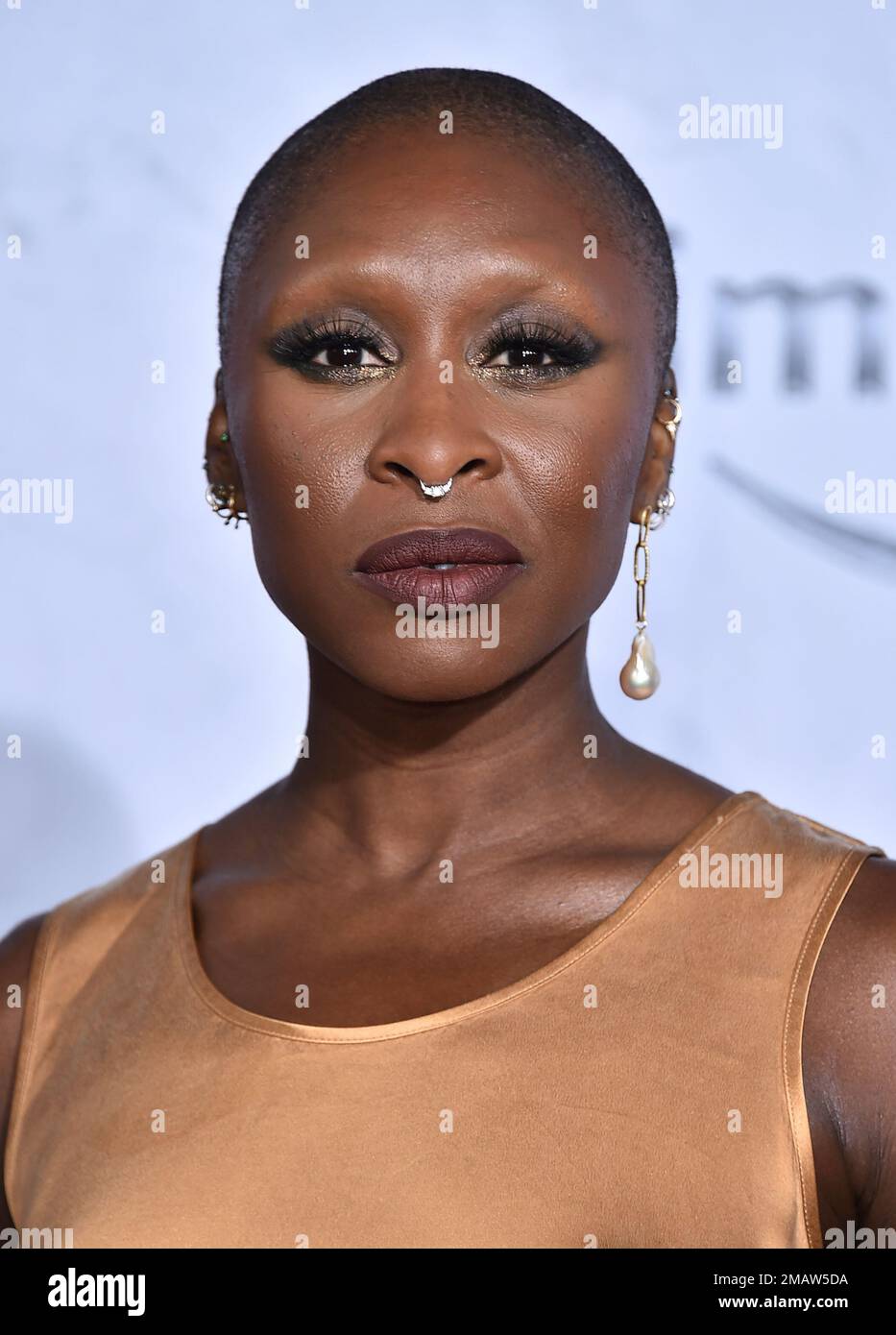 Cynthia Erivo arrives at the premiere of "The Lord of the Rings: The ...