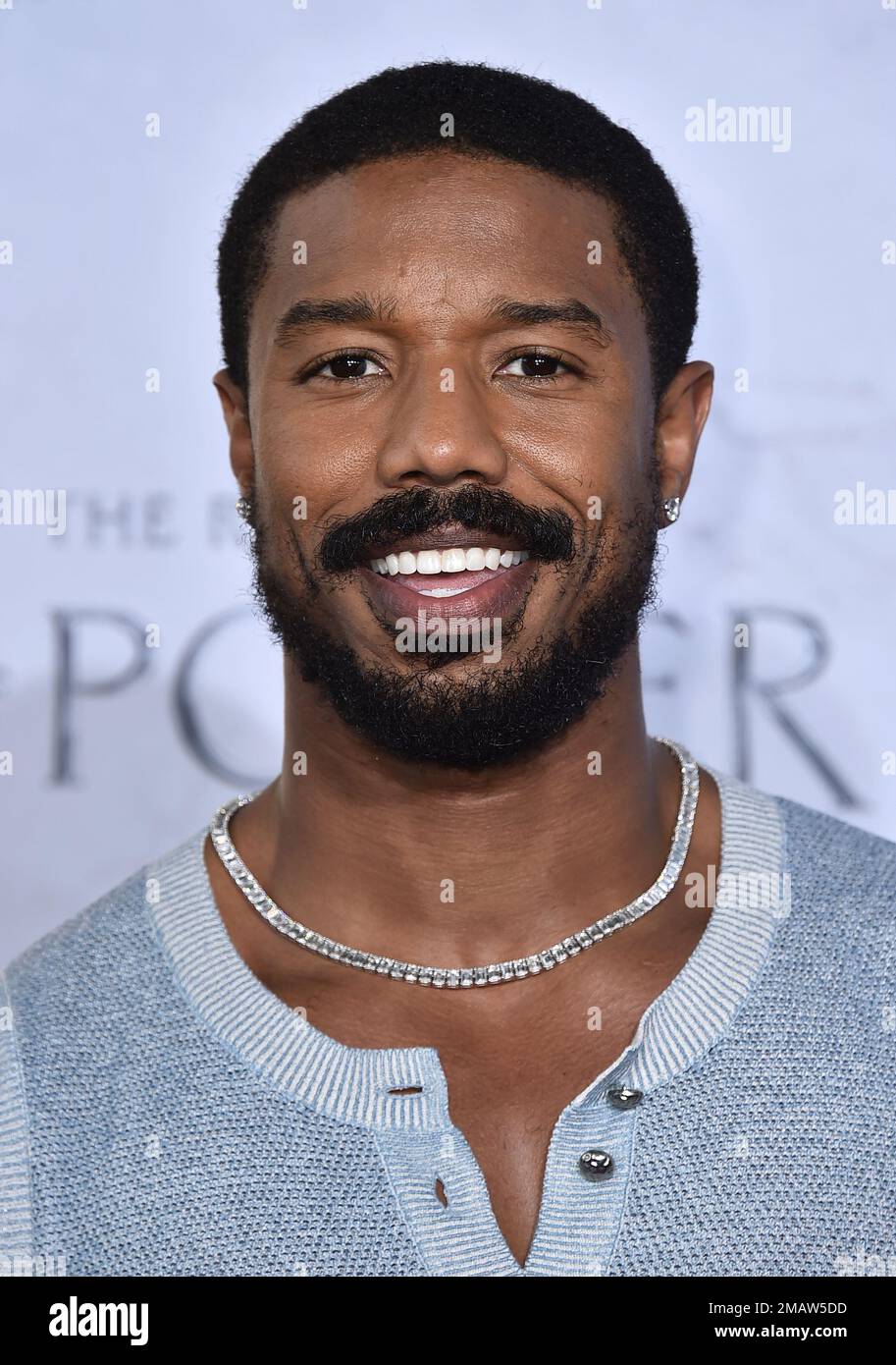 Michael B. Jordan arrives at the premiere of "The Lord of the Rings ...