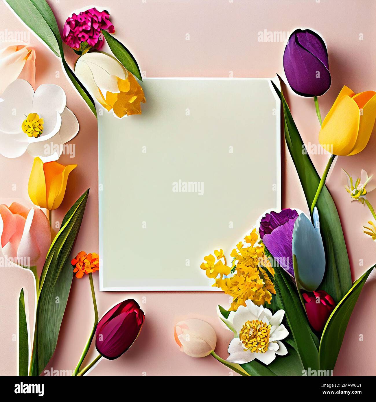 Happy Birthday Frames With Flowers