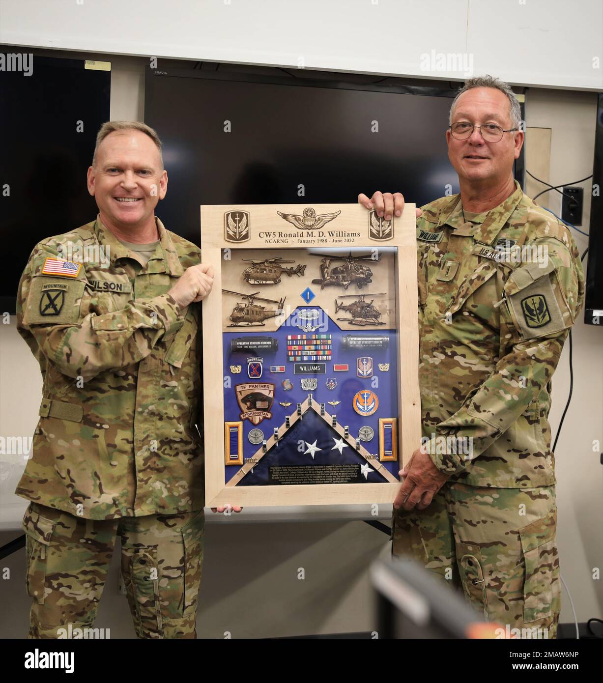 North Carolina National Guardsmen Chief Warrant Officer 5 Ronald ...