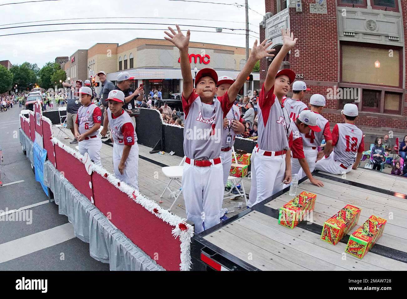 The Japan Region champion Little League team from Takarazuka, Hyogo ...