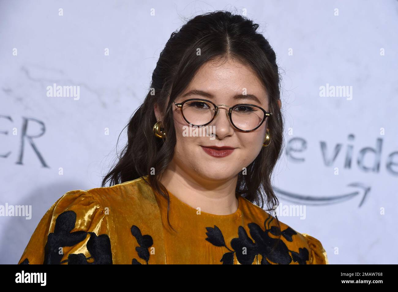 Megan Richards attends the premiere of "The Lord of the Rings: The ...