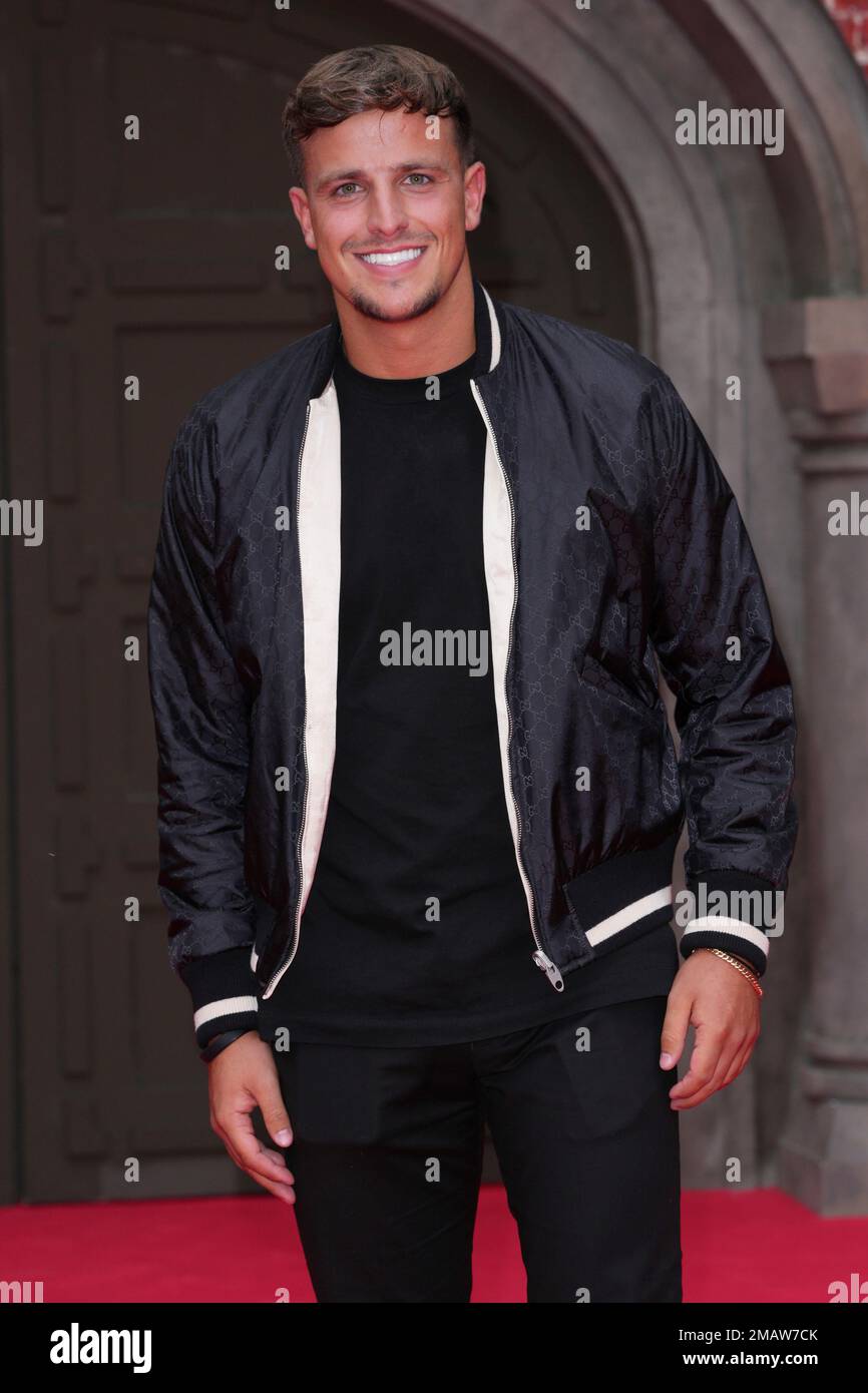 Luca Bish poses for photographers upon arrival for the premiere of the ...