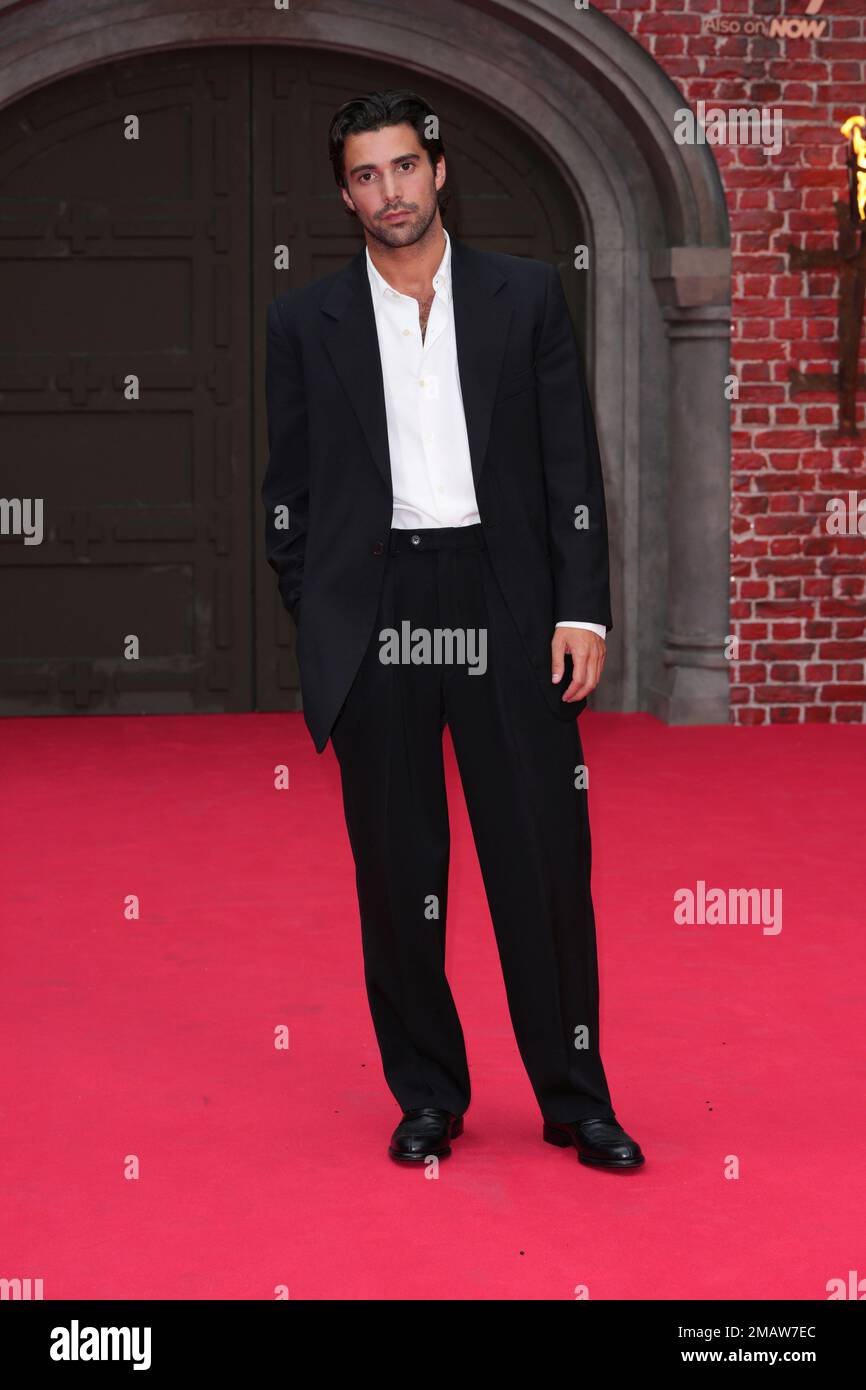 Fabien Frankel poses for photographers upon arrival for the premiere of ...