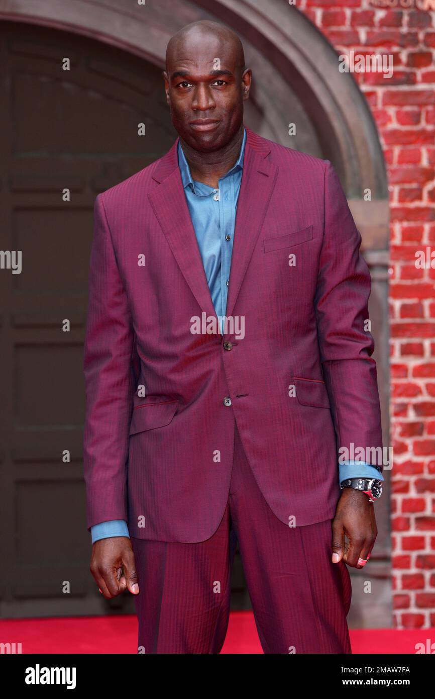 Steve Toussaint poses for photographers upon arrival for the premiere ...