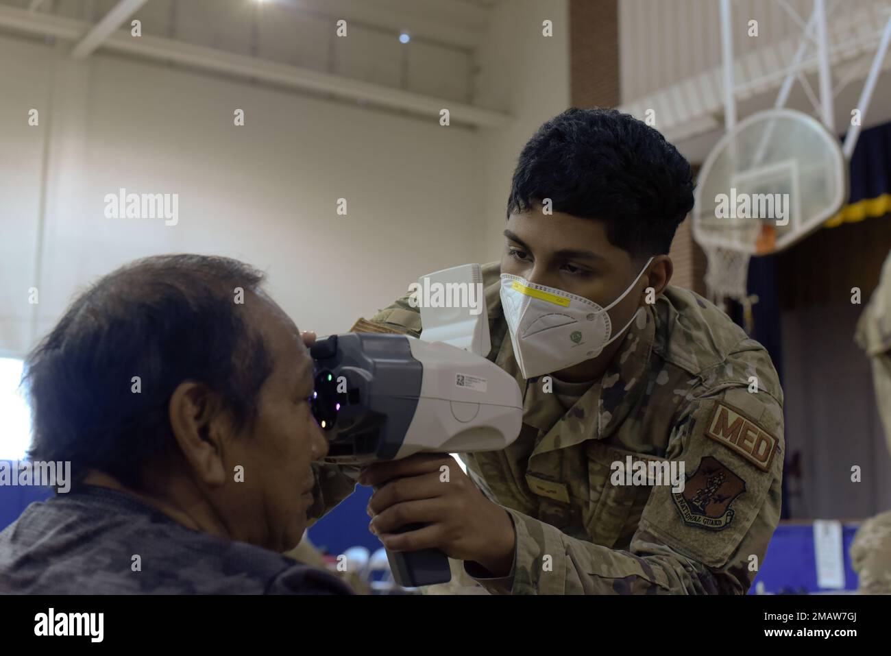 U.S. Air Force Senior Airman Aquan Pannell, 110th Medical Group medical ...