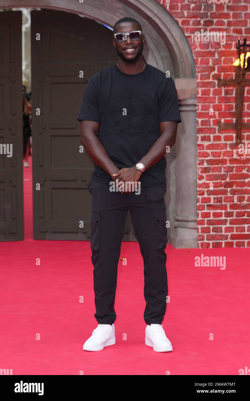 Harry Pinero poses for photographers upon arrival for the premiere of ...