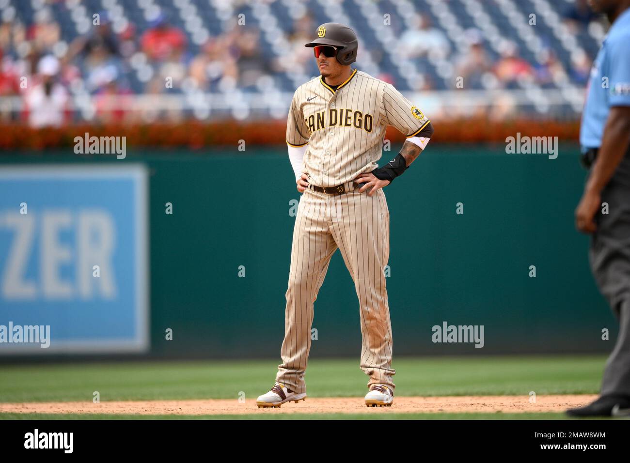 San Diego Padres' Manny Machado in action during a baseball game ...