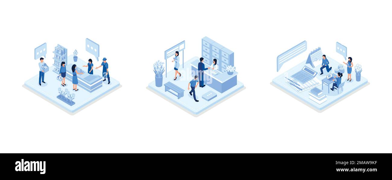 Retail Woman Cashier with Barcode Scanner Scanning Grocery at ...