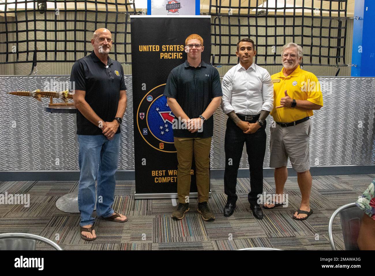 From left to right, Bob louden, Association of the United States Army ...