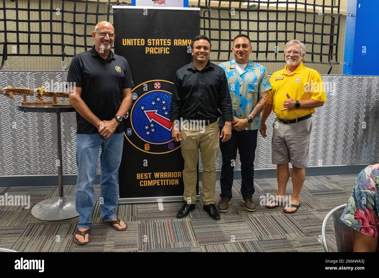 From left to right, Bob louden, Association of the United States Army ...