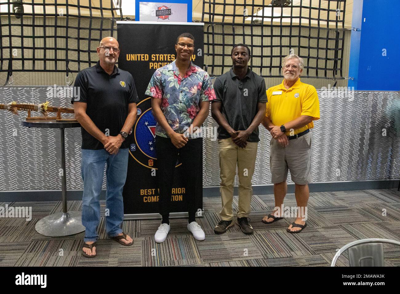 From left to right, Bob louden, Association of the United States Army ...