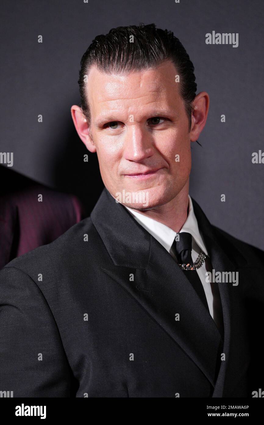 Matt Smith poses for photographers upon arrival for the premiere of the ...