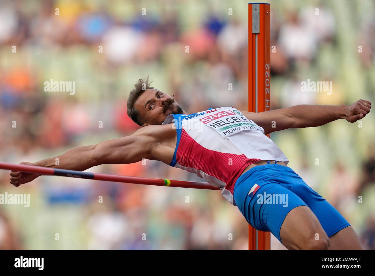 Adam Sebastian Helcelet, of the Czech Republic, makes an attempt in the ...