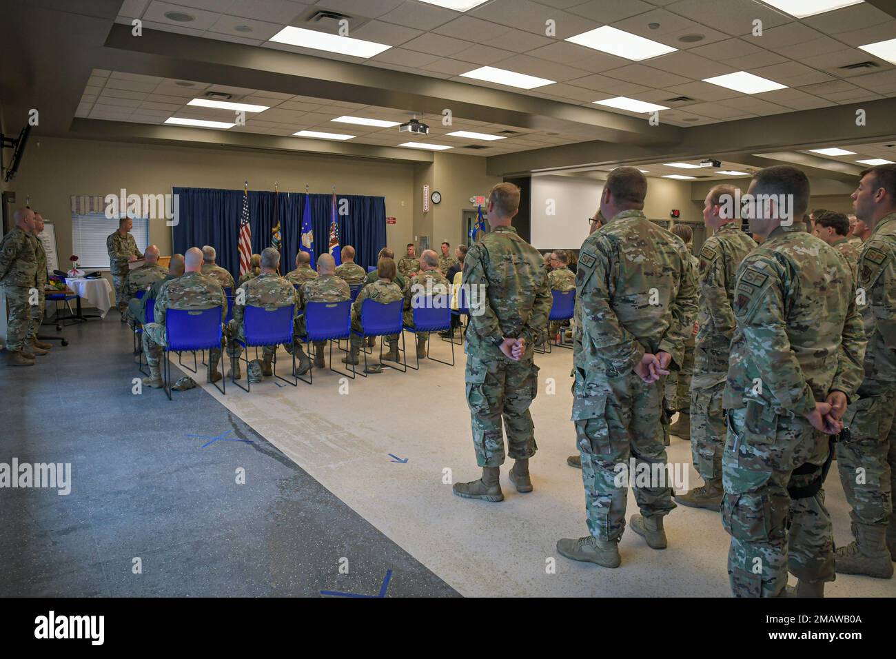 Lt. Col. Daniel Guy, 110th Wing Mission Support Group commander ...