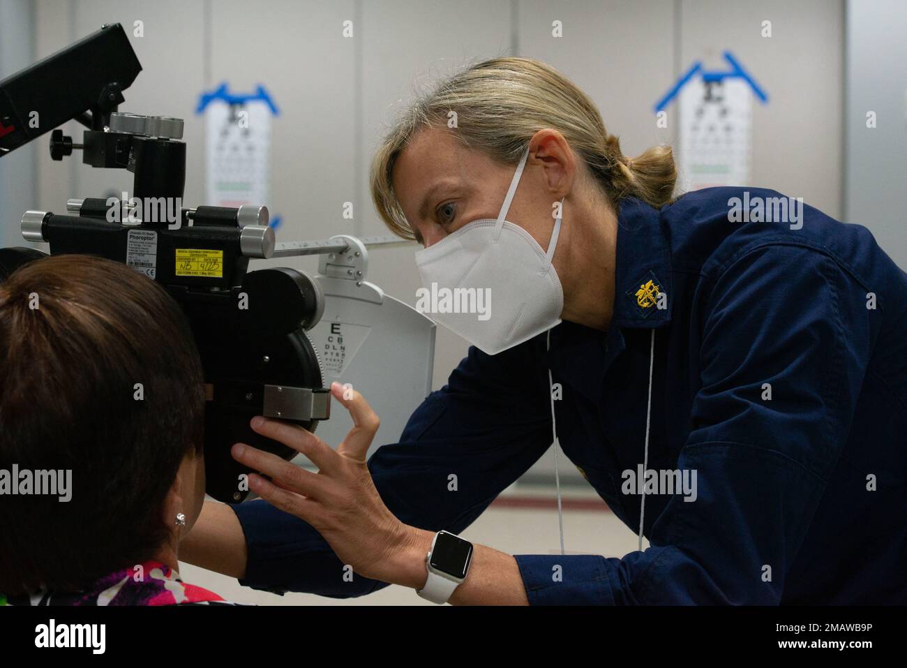 Capt. Kimberly Lewandowski-Walker, an optometrist at the Cherokee ...