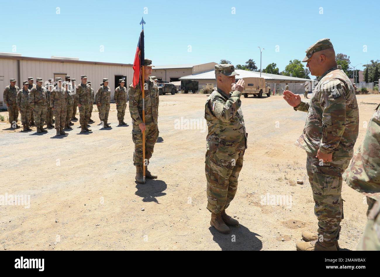 U.S. Army Col. Randy Lau, brigade commander, 79th Infantry Brigade ...