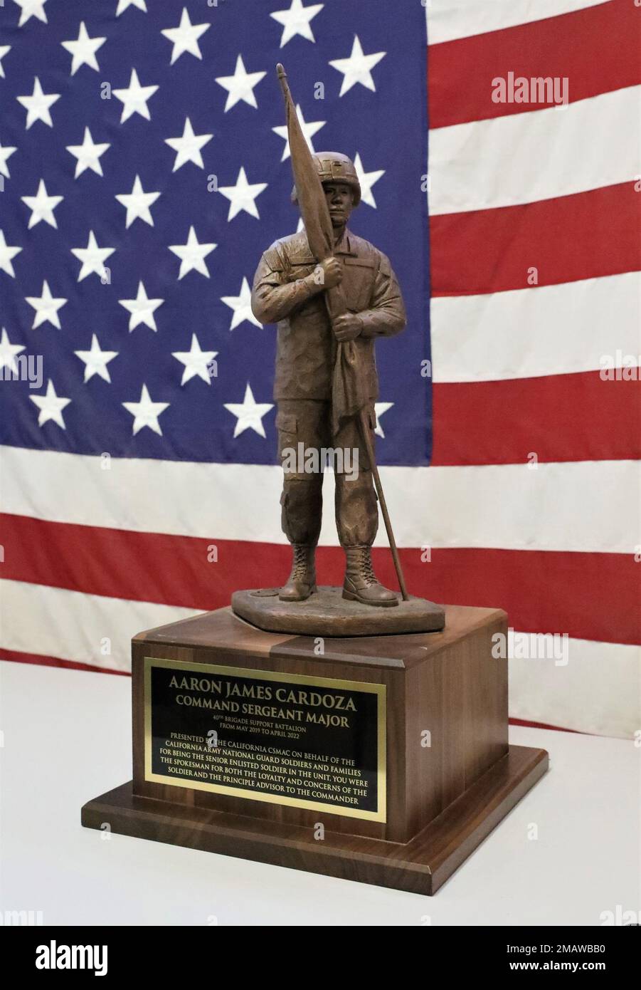 U.S. Army Command Sgt. Maj. Rodney Plamondon, 79th Infantry Brigade ...