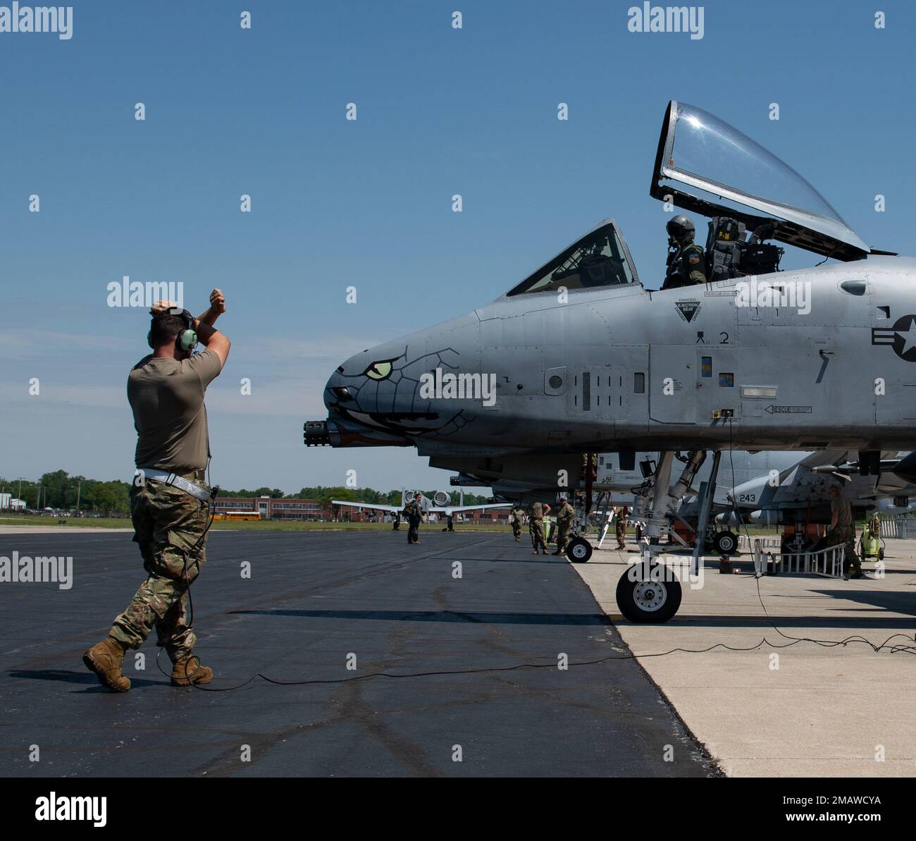 U.S. Air Force Lt. Col. Jesse S. Jahn, A-10C Thunderbolt II aircraft ...