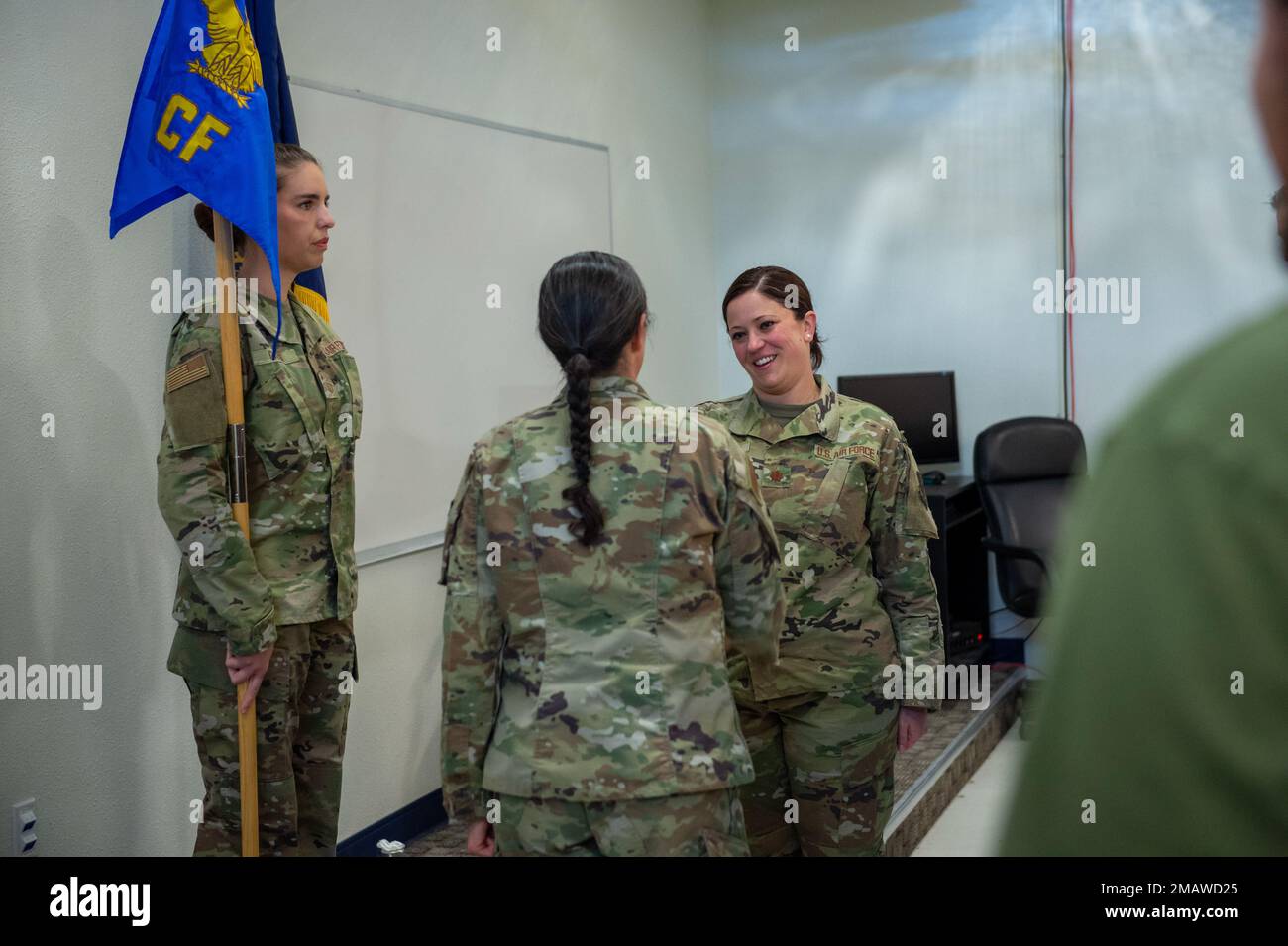 Col. Elizabeth Sumner, commander of the 124th Mission Support Group ...
