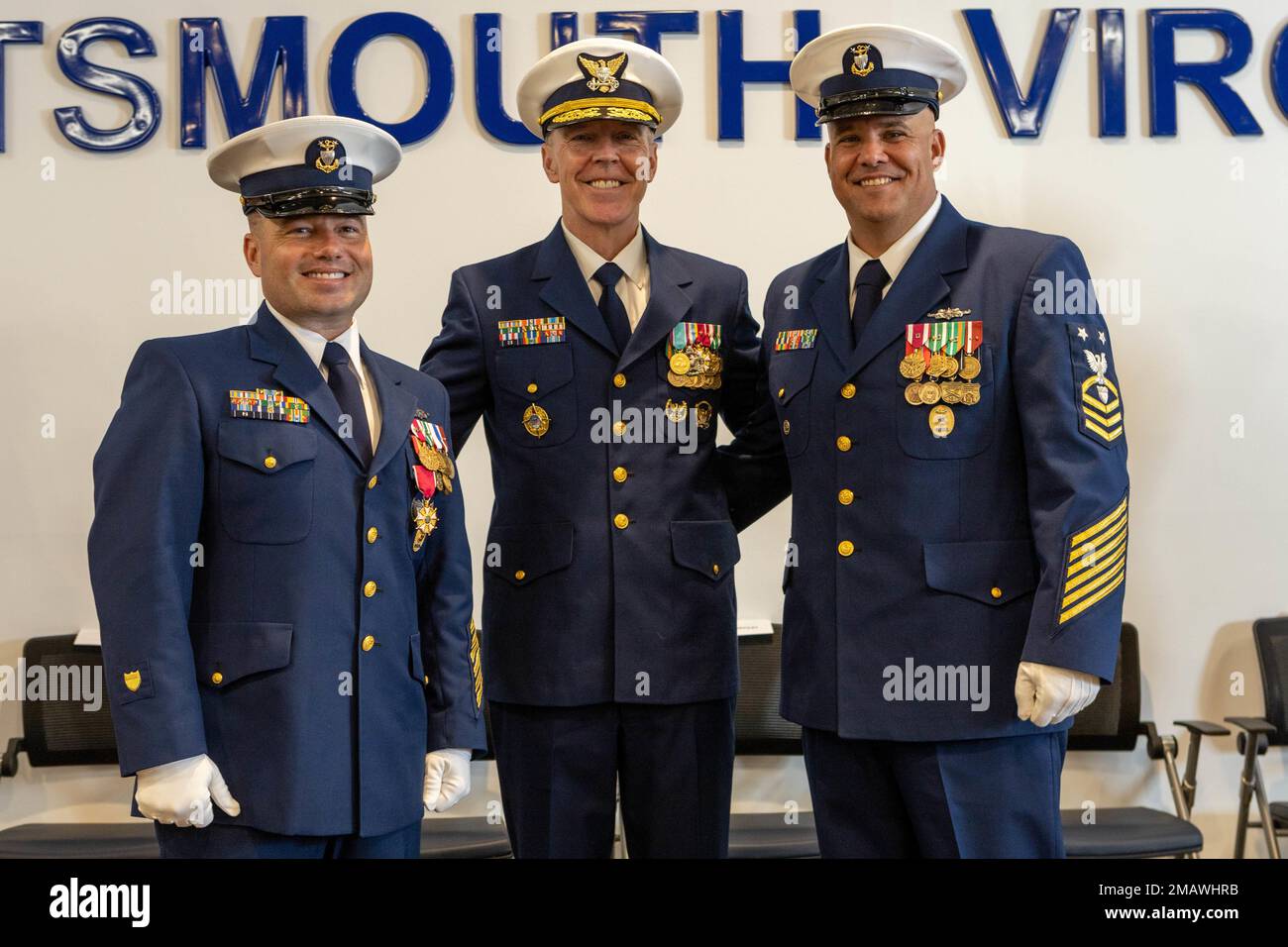 Vice Adm. Kevin Lunday, U.S. Coast Guard Atlantic Area commander ...