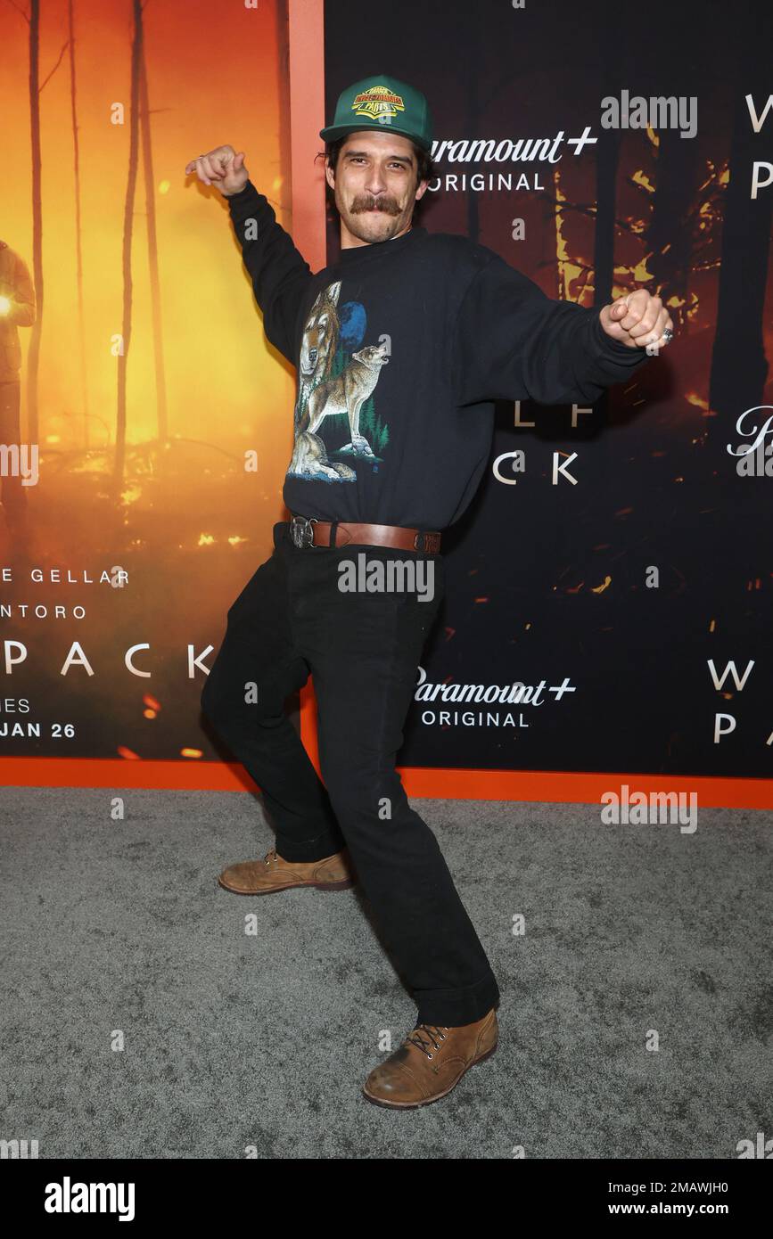 Los Angeles, Ca. 19th Jan, 2023. Tyler Posey at the LA premiere of Wolf ...