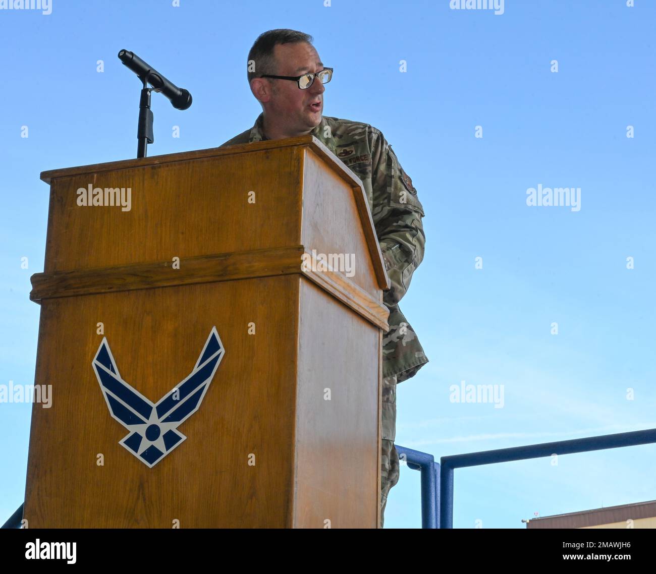 U.S. Air Force Col. Bruce T. Guest, 509th Mantainence Group commander ...