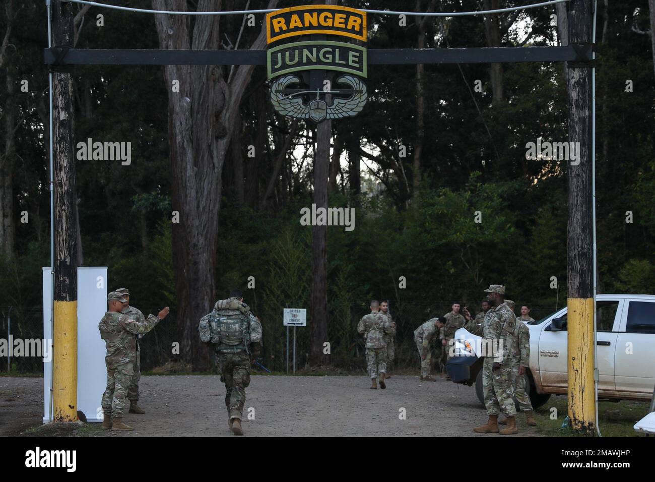 A U.S. Army Pacific competitor crosses the finish line following a 12 ...