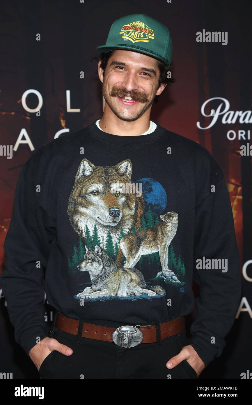 Los Angeles, Ca. 19th Jan, 2023. Tyler Posey at the LA premiere of Wolf ...