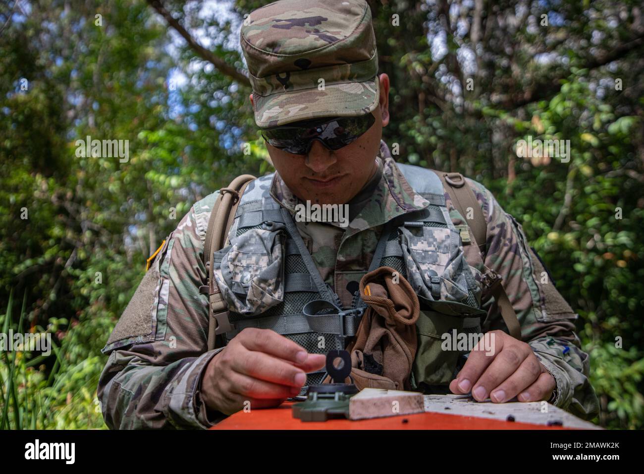 Spc. Erick Baltazarcastro, a signal support system specialist assigned ...