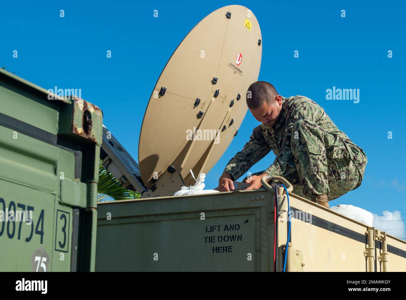 PITI, Guam (June 6, 2022) Sailors assigned to Commander, Task Force ...