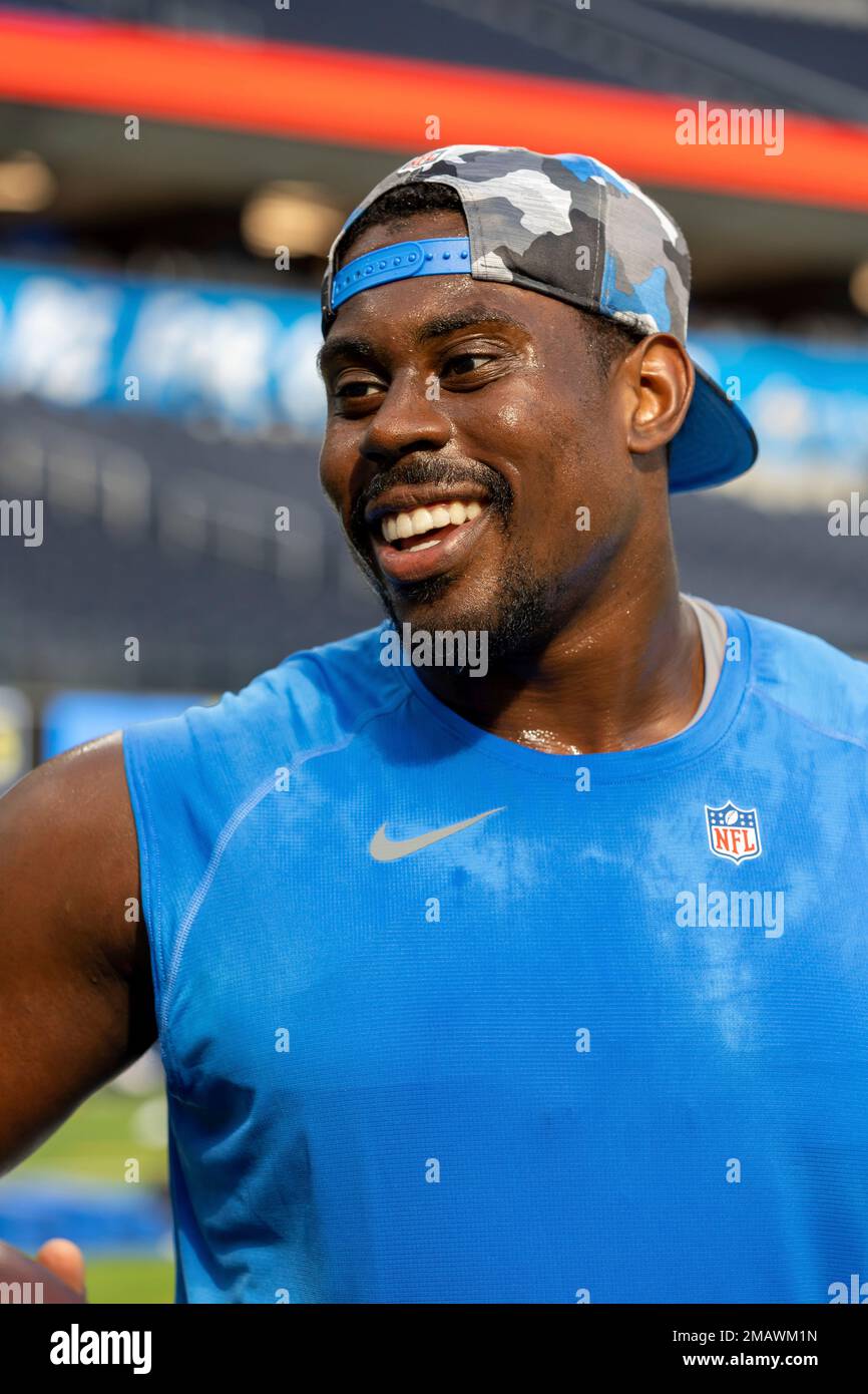 Defensive lineman (69) Sebastian Joseph-Day of the Los Angeles Chargers ...