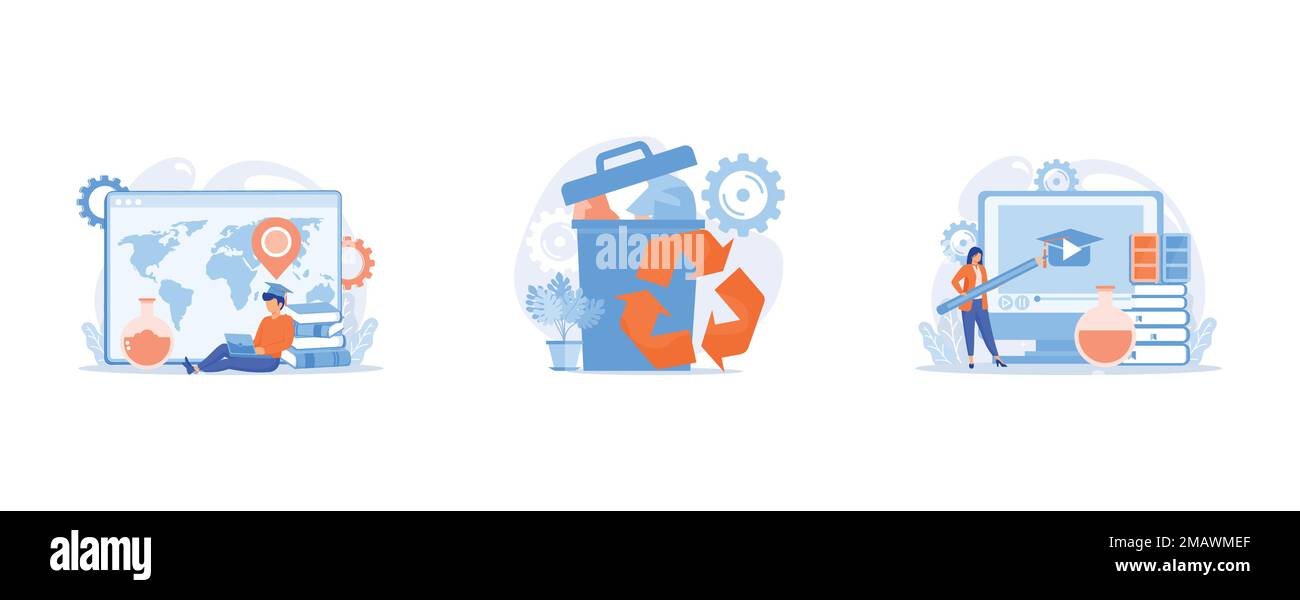 communication via the Internet, real estate business concept with ...