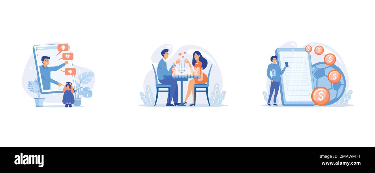 people connecting puzzle elements, Symbol of teamwork, cooperation ...