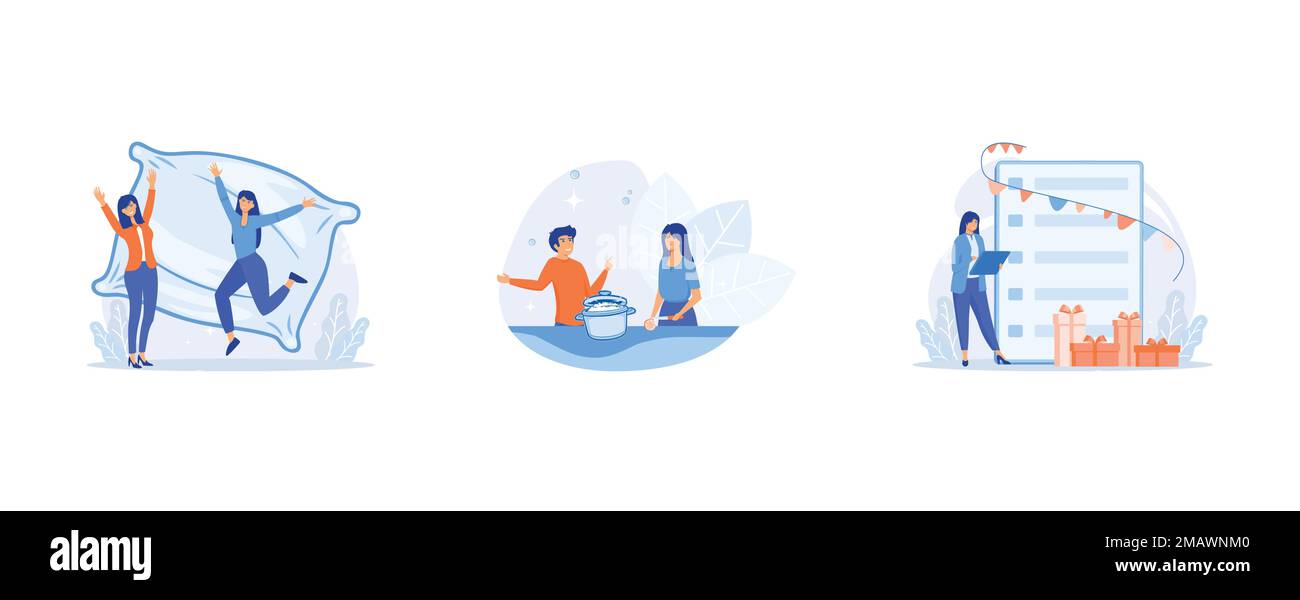 work from home online, concept of solving business problems, online ...