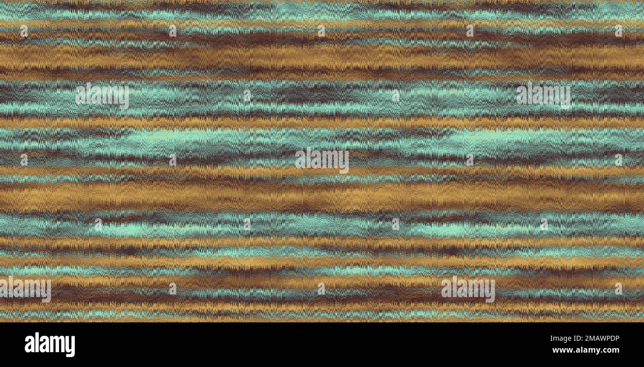Seamless abstract horizontal ikat stripes background texture in an ...