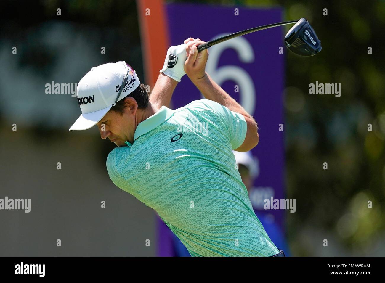 Andrew Putnam hits off the sixth tee during the third round of the St ...