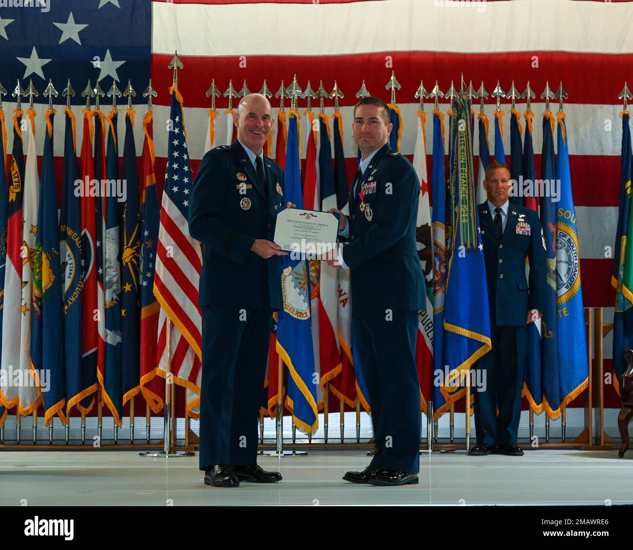Maj. Gen. Michael Lutton, 20th Air Force commander, awards The Legion ...