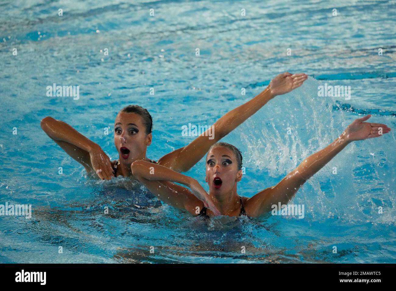 Austria's Vasiliki Alexandri and Anna-Maria Alexandri compete during ...