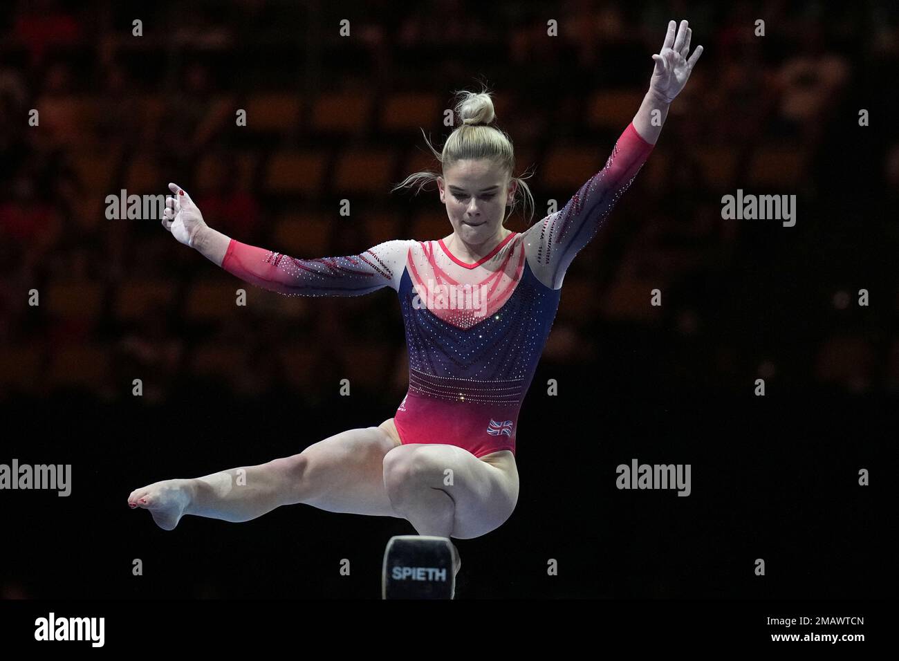 Georgia-Mae Fenton of Great Britain competes in the women's team final ...