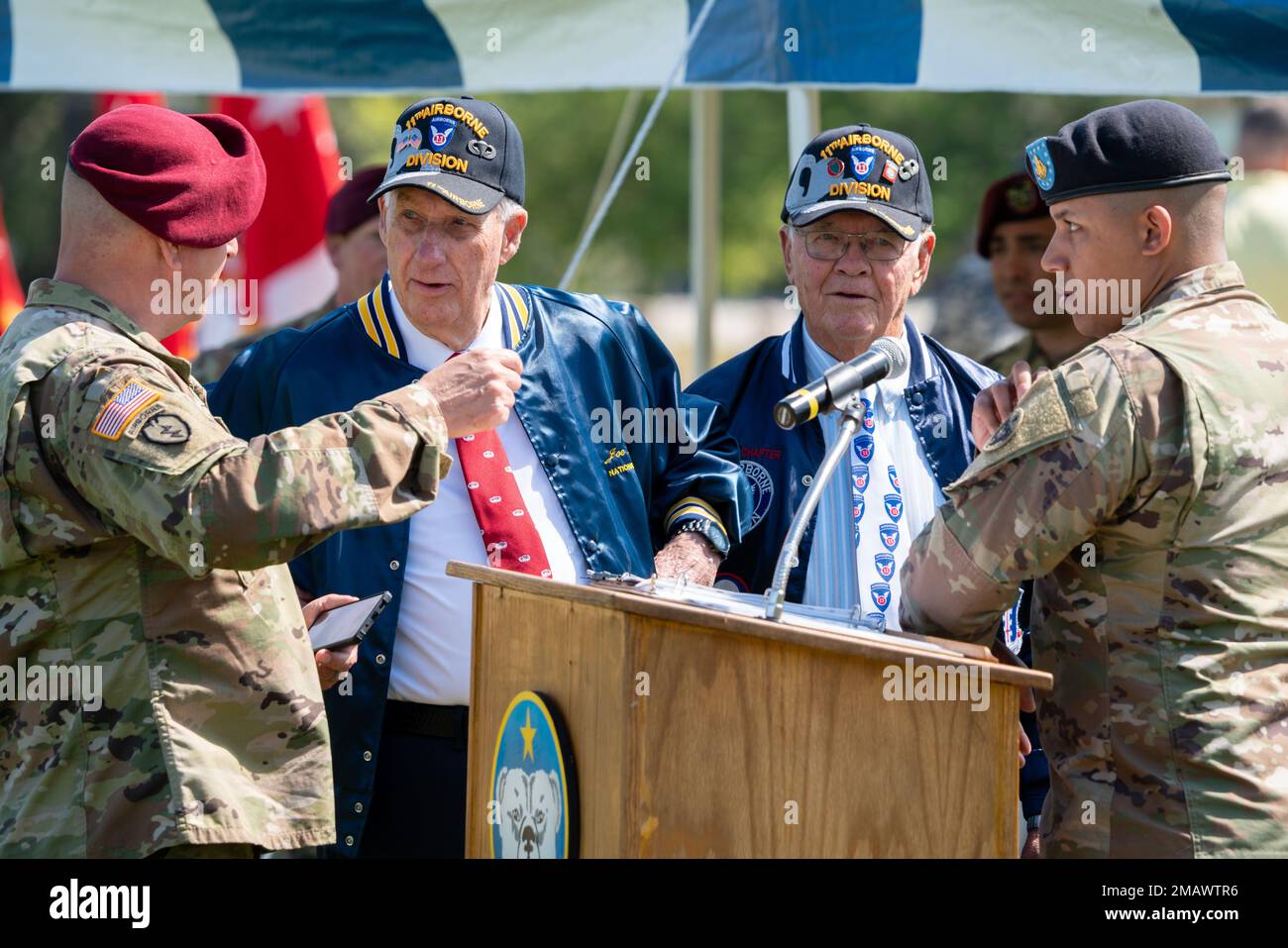 U.S. Army veterans who were assigned to the 11th Airborne Division ...