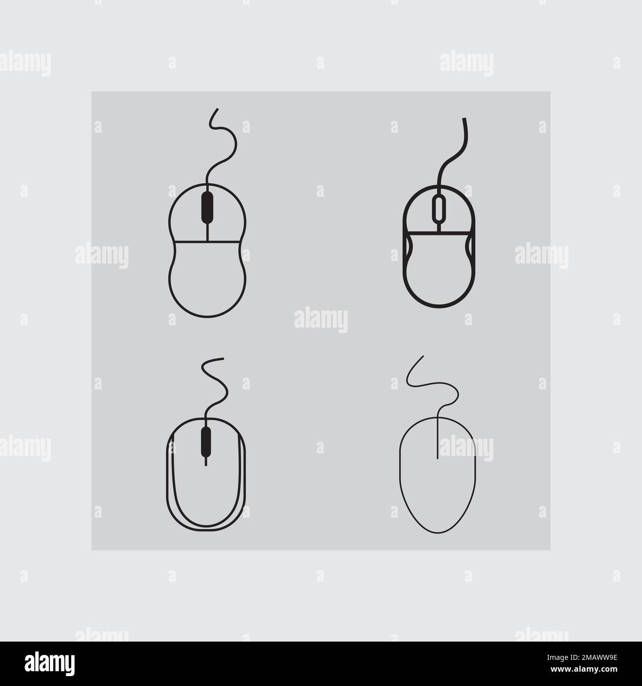 komputer mouse logo vektor template Stock Vector Image & Art - Alamy